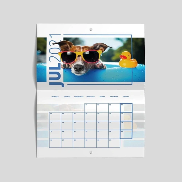 Stapled Wall Calendars | Kall Kwik WGC